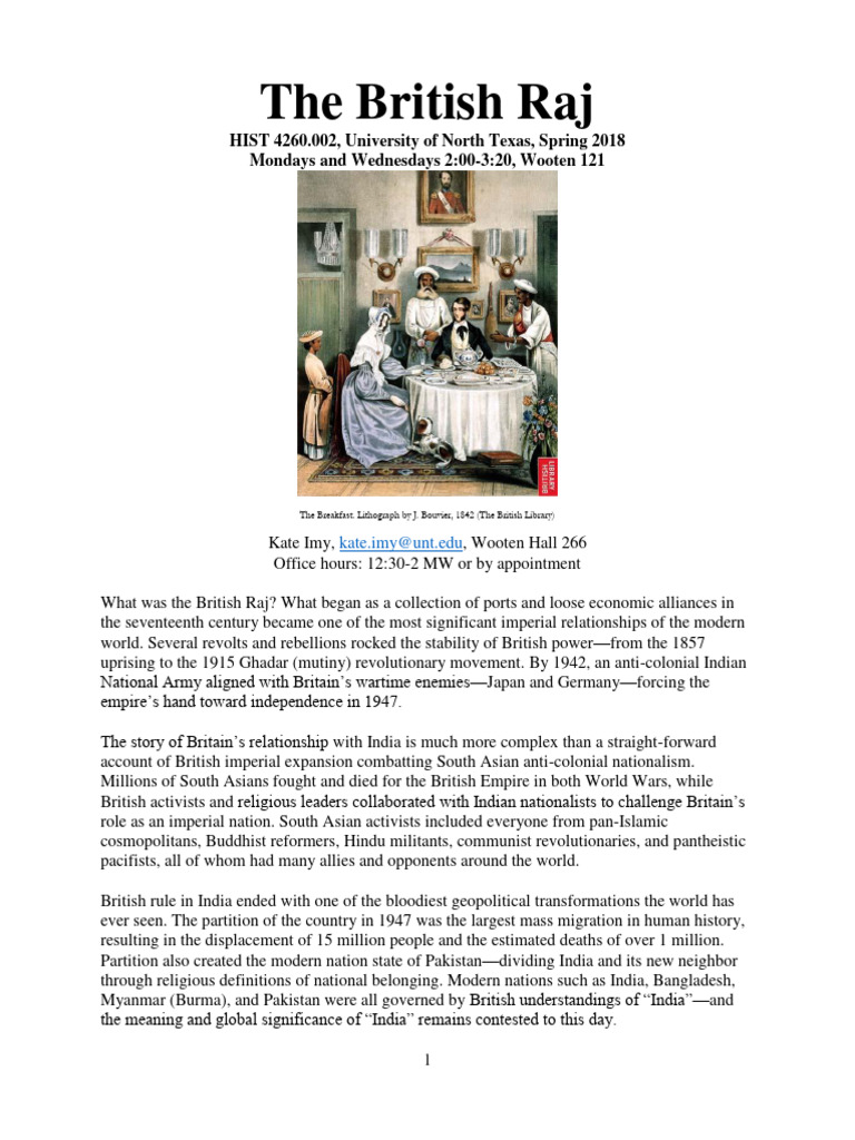 Understanding the British Raj History | PDF | British Raj | Harassment