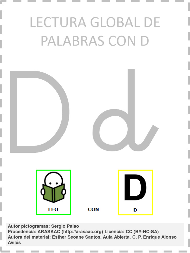 Lectura Ecléctica Fonema d | PDF