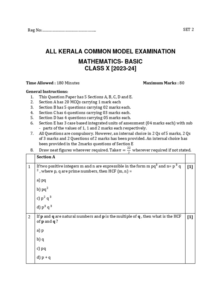 Mathematics Basic-Set 2 | PDF | Circle | Mathematical Concepts