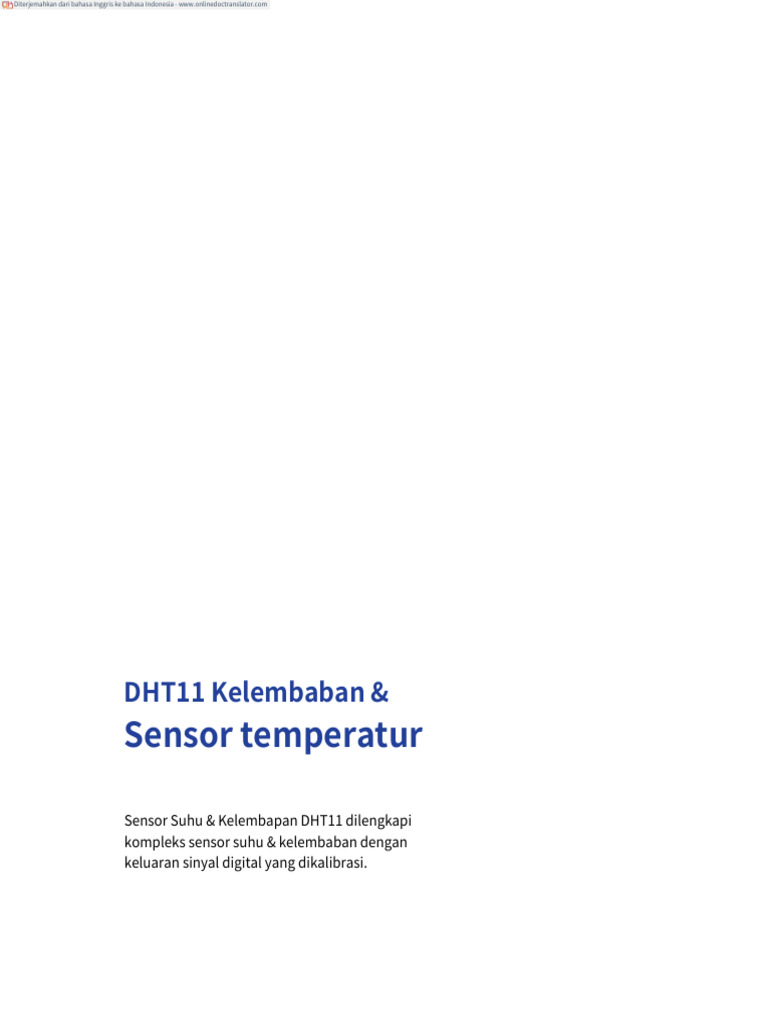 DHT11 Technical Data Sheet Translated Version 1143054.en - Id | PDF