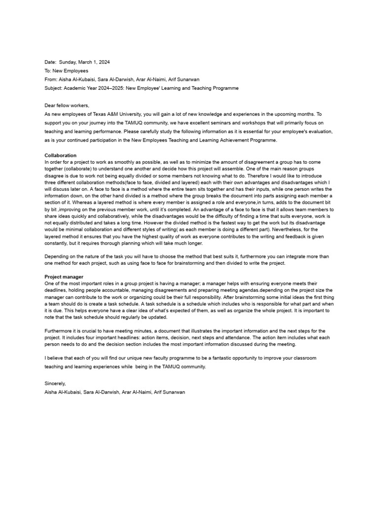 Engl 210 Memo 2 | Download Free PDF | Behavior Modification | Human ...