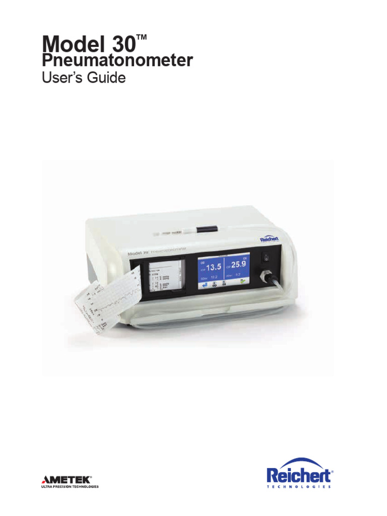 Pneumatonometer_30 | PDF
