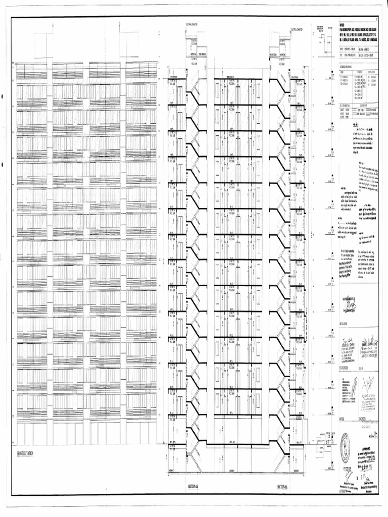 Approved Section of Building Infrastructure Plan of Plotting | PDF