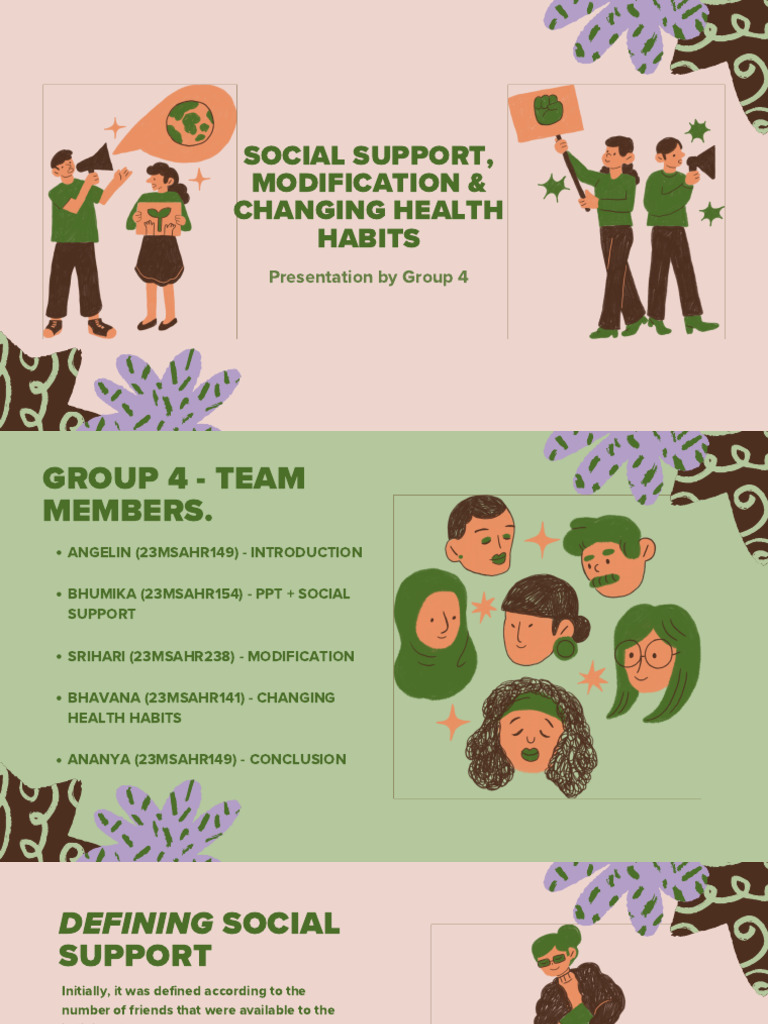 GROUP 4 Health Psy | Download Free PDF | Social Support | Reinforcement