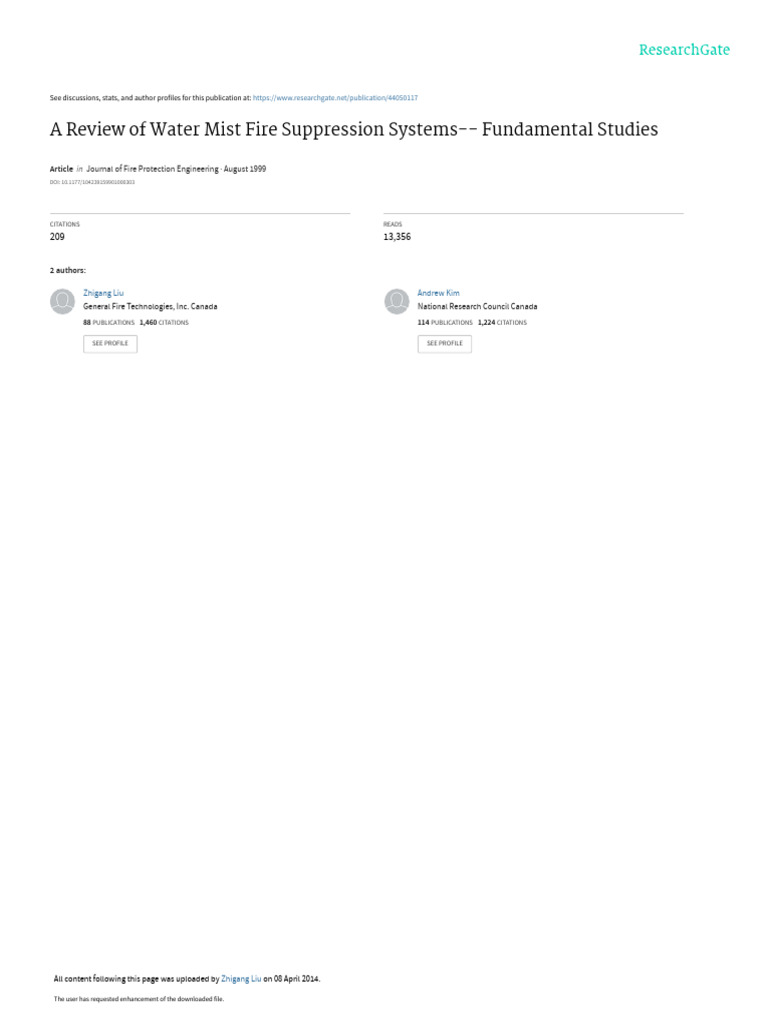 Review of Mist | PDF | Firefighting | Fires