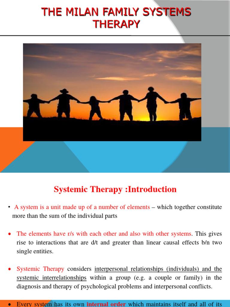 Overview of Milan Systemic Therapy | PDF | Psychotherapy | Family Therapy