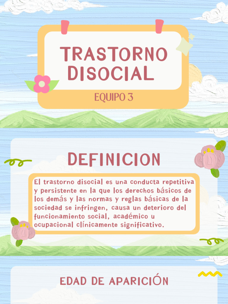 Trastorno Disocial | Descargar gratis PDF | Desorden hiperactivo y deficit de atencion ...