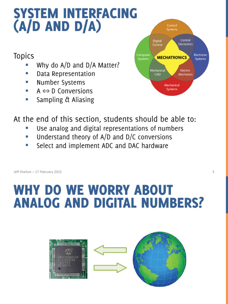 Lect 05 B Analog To Digital Adn Digtial To Analog | PDF | Electrical Circuits | Computer Engineering