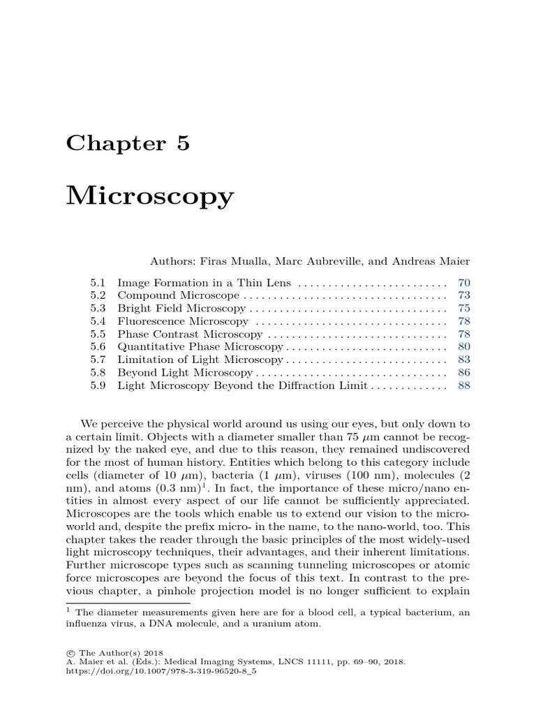 Microscopy - An Introductory Guide | PDF | Angular Resolution | Electron Microscope