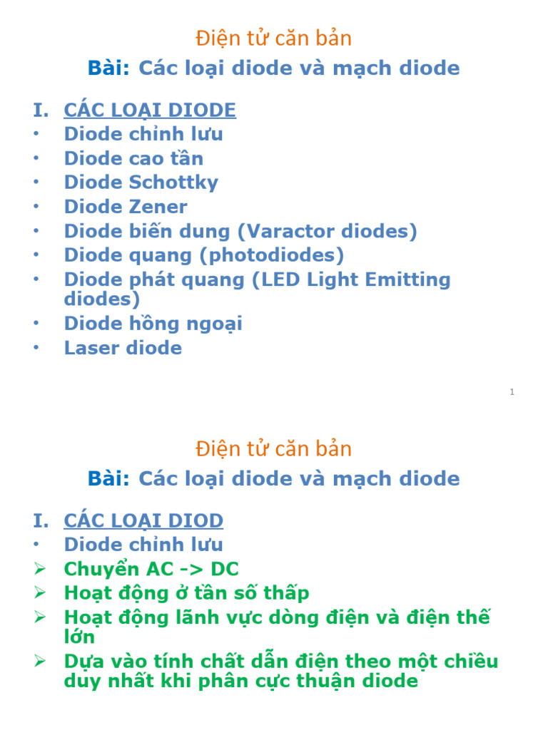 Cac Loai Diode | PDF