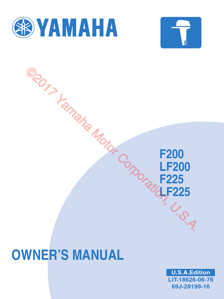 06 F225 OwnersManual | PDF | Traffic | Throttle