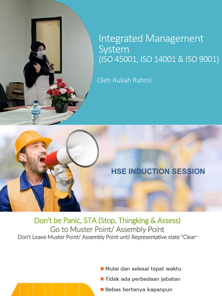 Sistem Manajemen Terintegrasi ISO 45001 | PDF