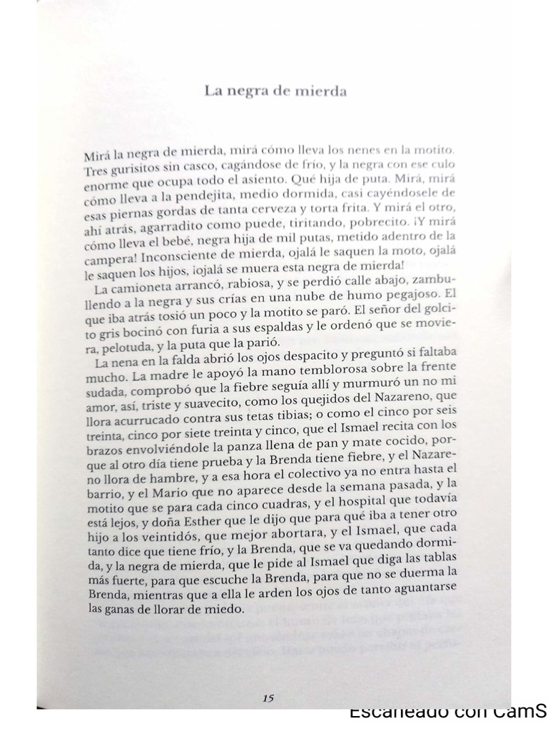 Solá. La Negra de Mierda | PDF