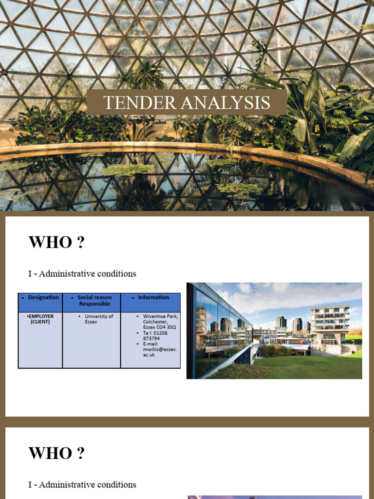 Tender Analysis Expo | PDF | Wall | Door