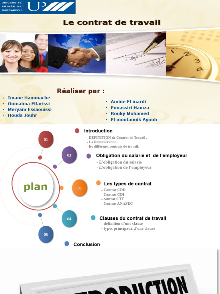 Types et obligations des contrats de travail | PDF | Salaires | Emploi