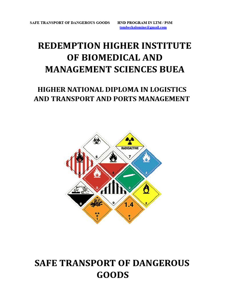 Dangerous Goods | PDF | Dangerous Goods | Cargo