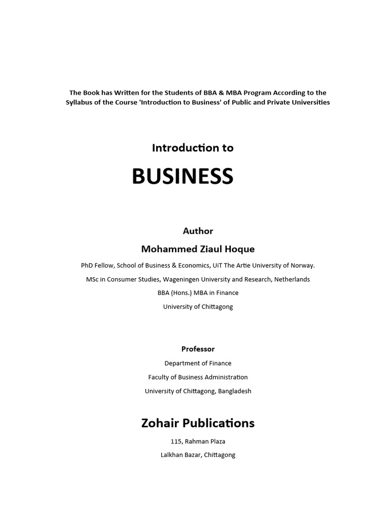 01 Prof Zia Book Introductory OK | PDF | Corporate Social ...