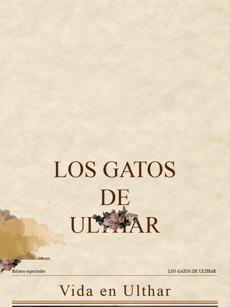 Los Gatos de Ulthar | PDF
