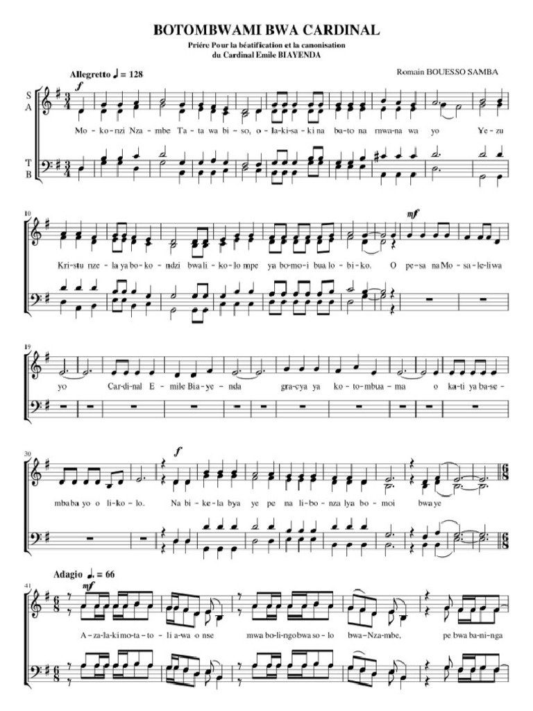 Botombwami Bwa Cardinal | PDF