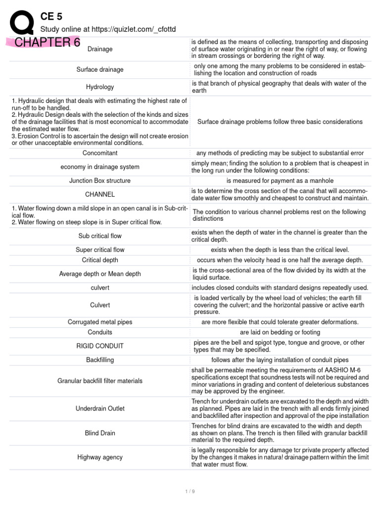 CE5 Reviewerrrrngmagaganda | PDF | Concrete | Road Surface