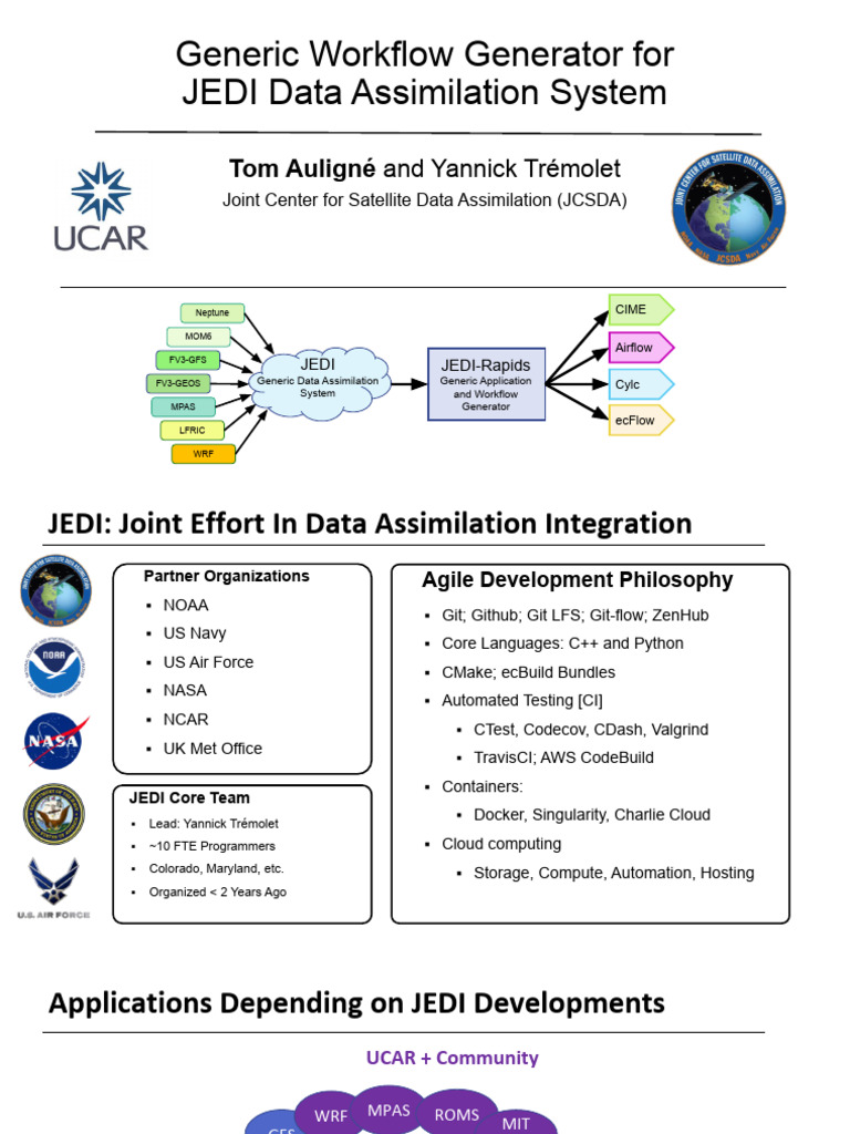 JEDI Data Assimilation Workflow Guide | PDF | Cloud Computing | Real ...