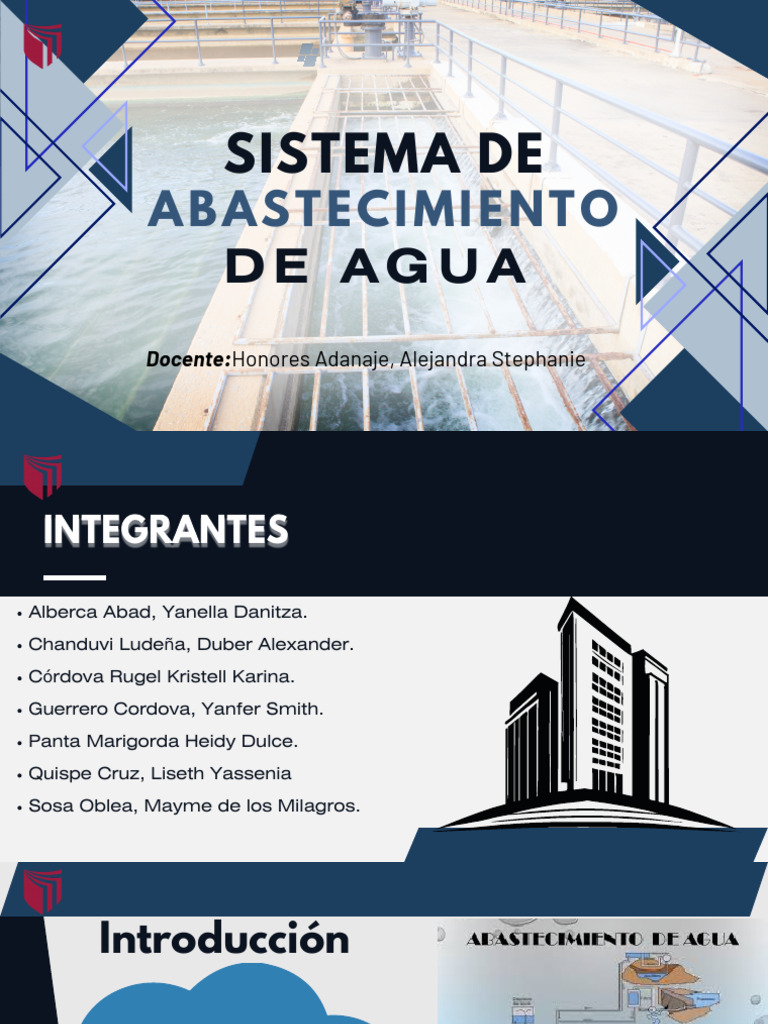 Sistema de Abastecimiento de Agua | PDF | Agua | Red de abastecimiento de agua