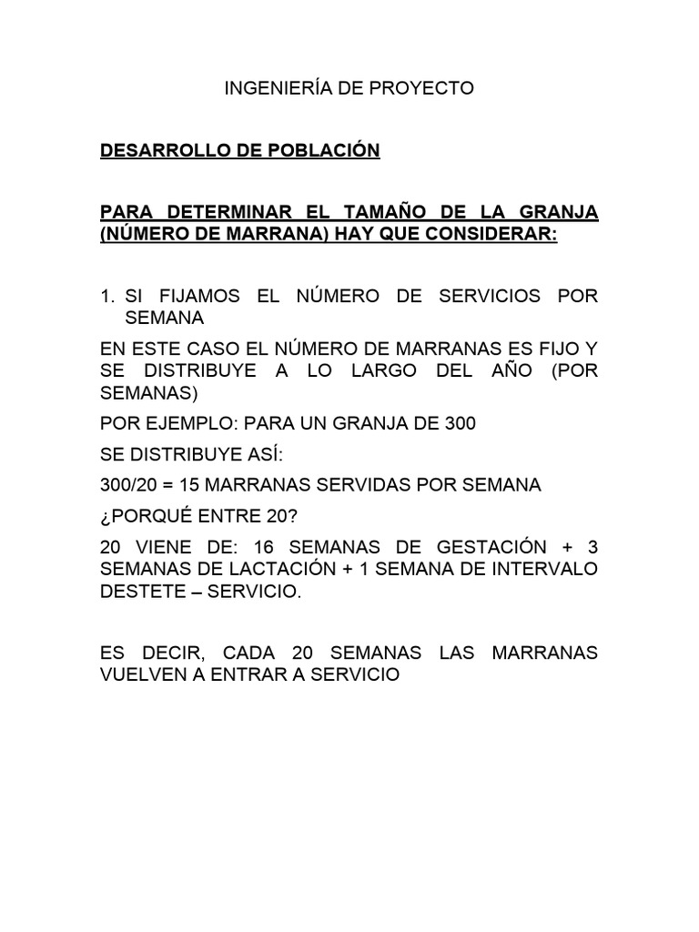 INGENIERÍA DE PROYECTO EXPLICACIÓN | PDF