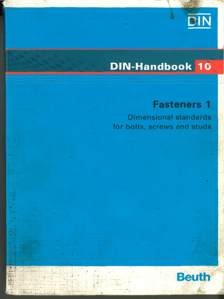 Din Handbook 10-2001 Content | PDF
