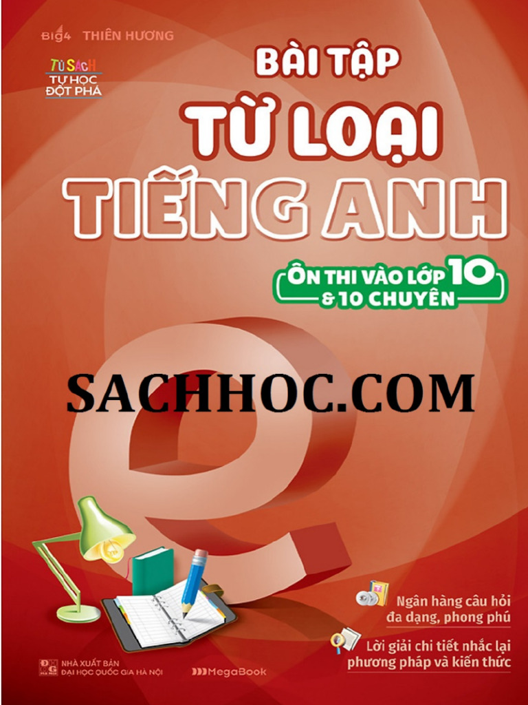 Bai Tap Tu Loai Tieng Anh On Thi Vao 10 Va 10 Chuyen 1600 PDF - Gdrive.vip | PDF
