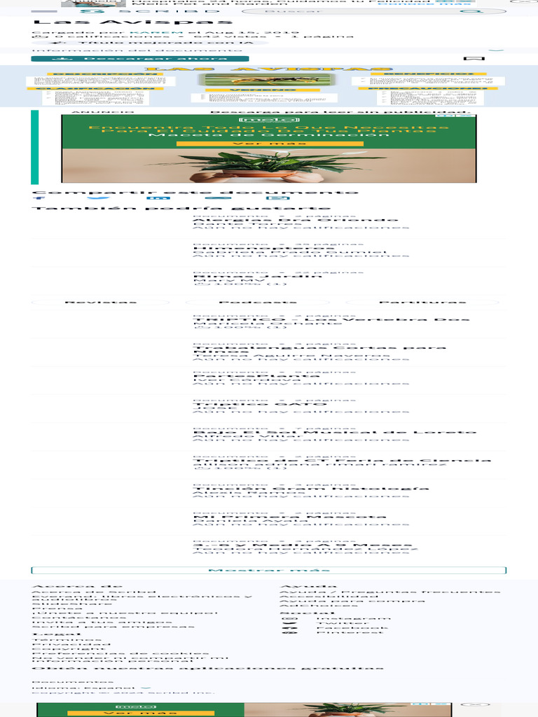 Las Avispas PDF Avispa Himenópteros | PDF | Avispa | Insectos y humanos