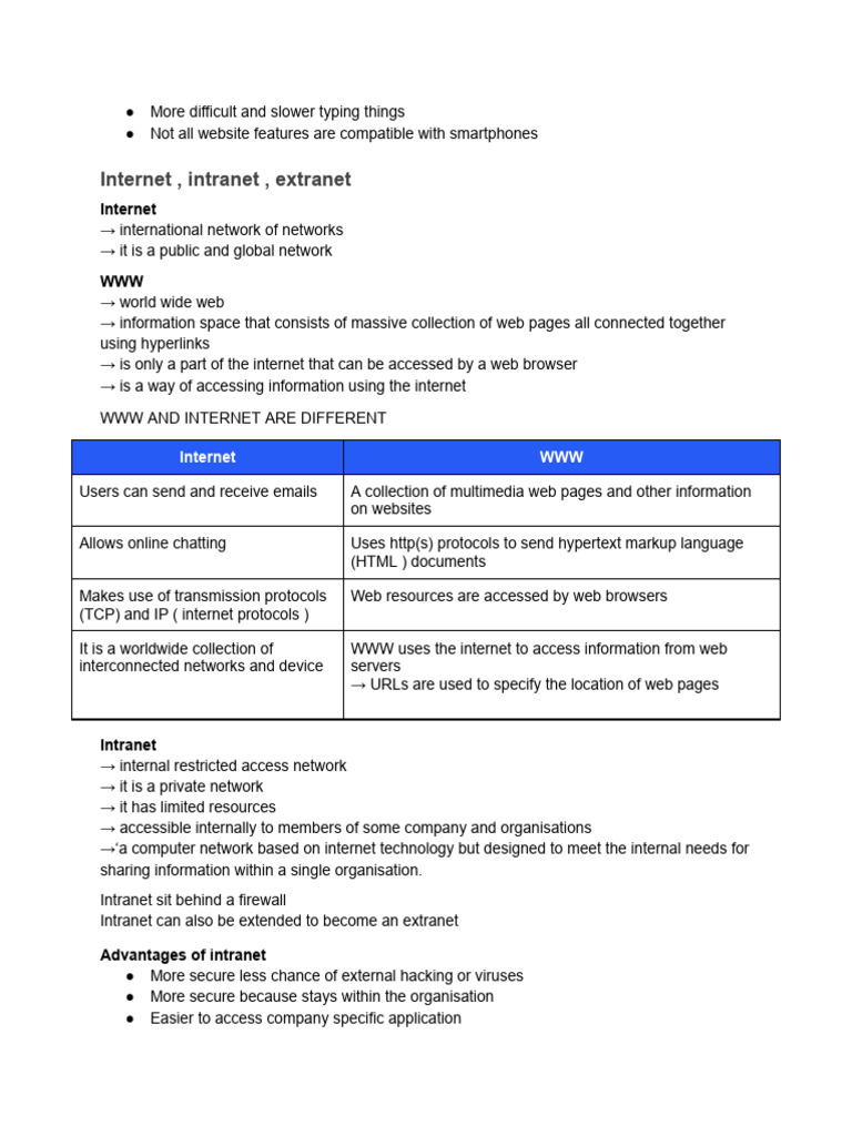 Ict Part 2 | PDF | World Wide Web | Internet & Web