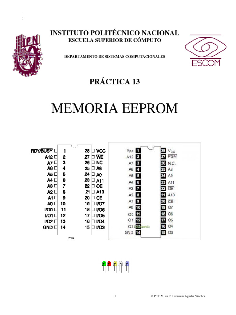 13 Eeprom | PDF | Ingeniería Informática | Ingenieria Eléctrica