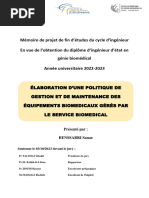 Guide de Maintenance Biomédicale | PDF | Génie biomédical