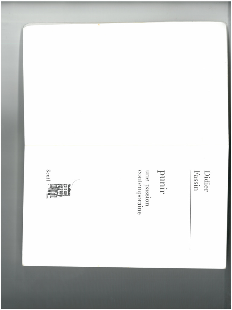 Didier Fassin - Punir | PDF