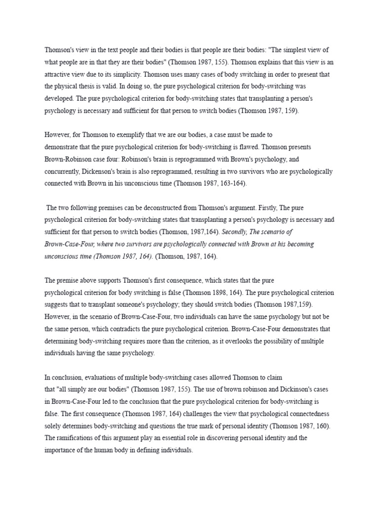 Philo Paper 1 | PDF | Argument | Logic