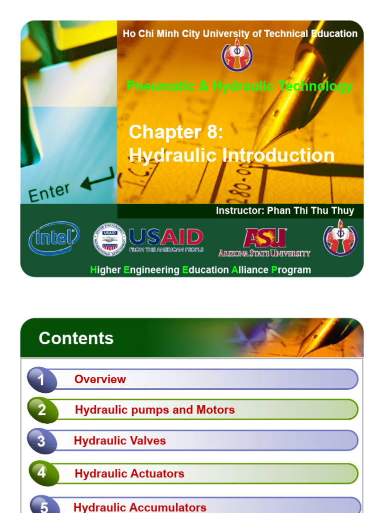 Chapter 8 1 Hydraulics System | Download Free PDF | Power (Physics) | Pump