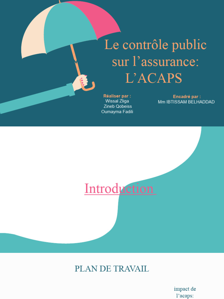 Rôle et Défis de l'ACAPS | PDF | Assurance | Loi