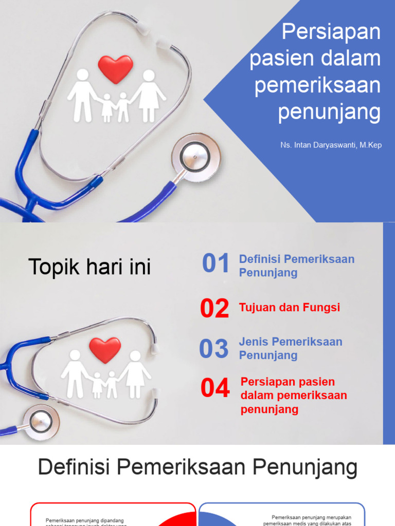 Persiapan Pasien Dalam Pemeriksaan Penunjang | PDF
