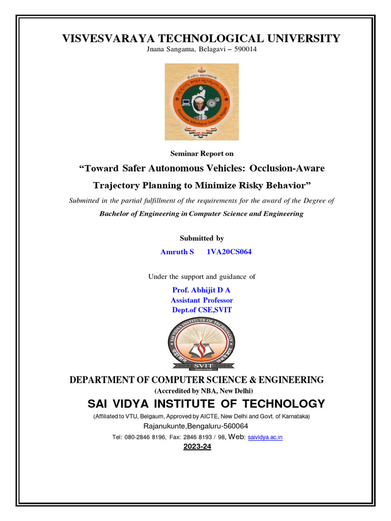 Technical Seminar Report | PDF | Traffic Collision | Lidar Technical Seminar Report | PDF | Traffic Collision | Lidar