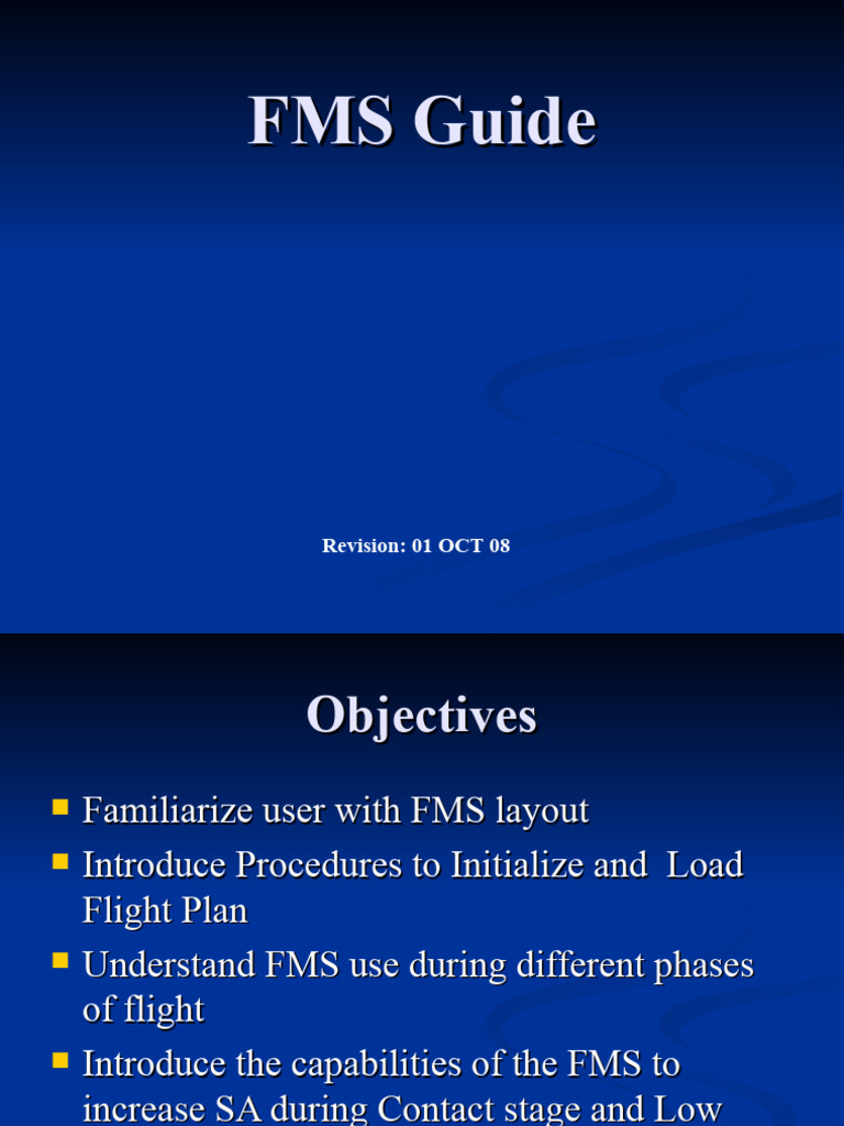 Fms 3000 2 Presentacion | PDF | Transport Safety | Air Traffic Control