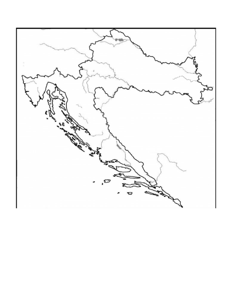 Slijepa Karta Hrvatske | PDF