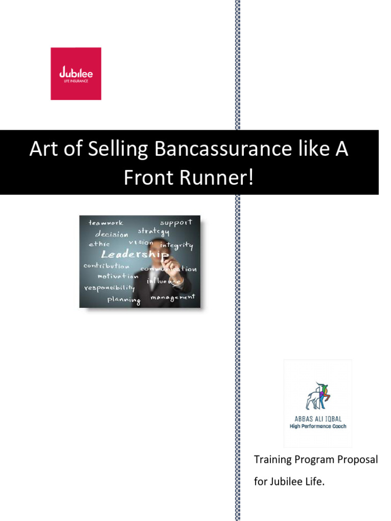 Art of Selling Banca Like A Front Runner! v1 | PDF | Consultant | Business