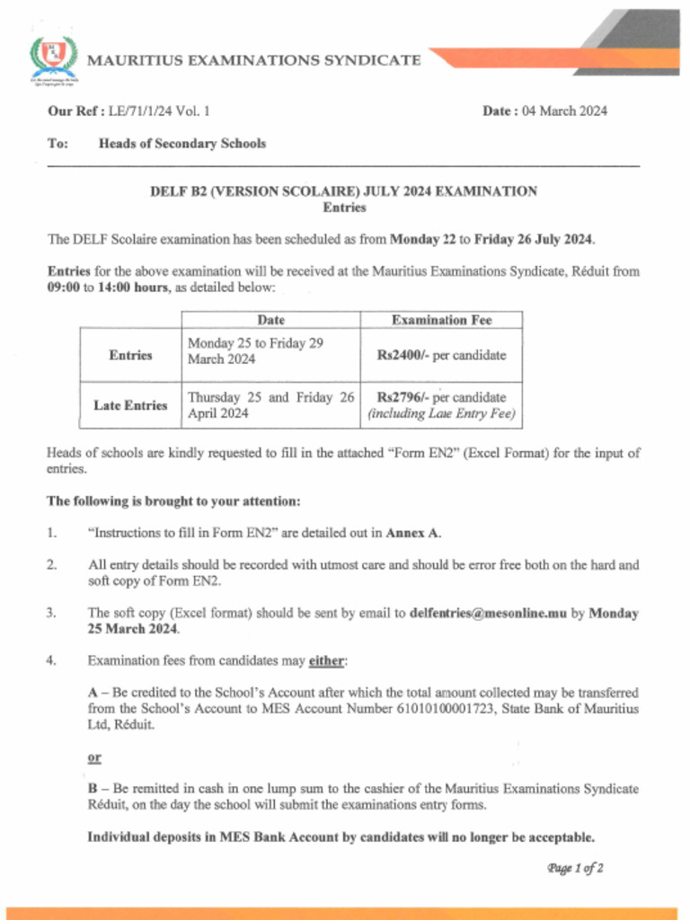 DELF B2 July 2024 Examination | PDF