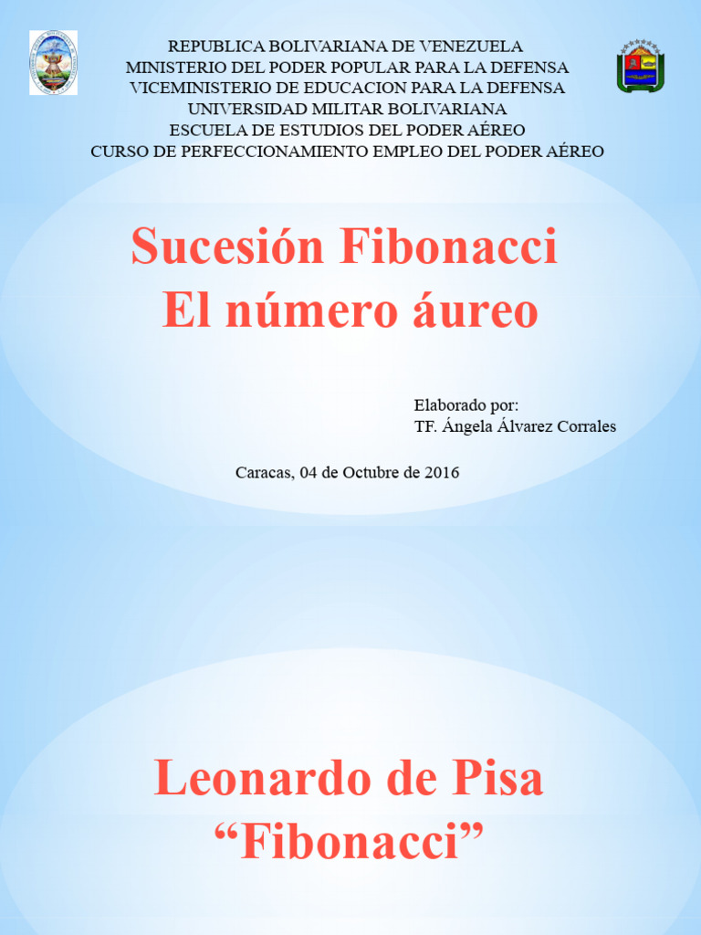 Expo Fibonachi y El Numero Magico | PDF | Aritmética | Matemática Elemental