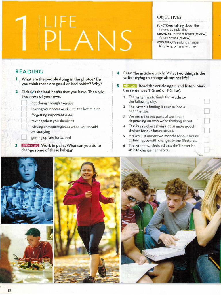 Think 3A Unit 1, 3° Grade | PDF | Grammatical Tense | Grammar