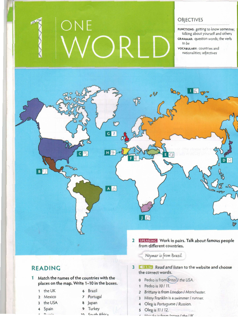 Think Starter A Unit 1, 5° GRADE | PDF | Syntax | Grammar