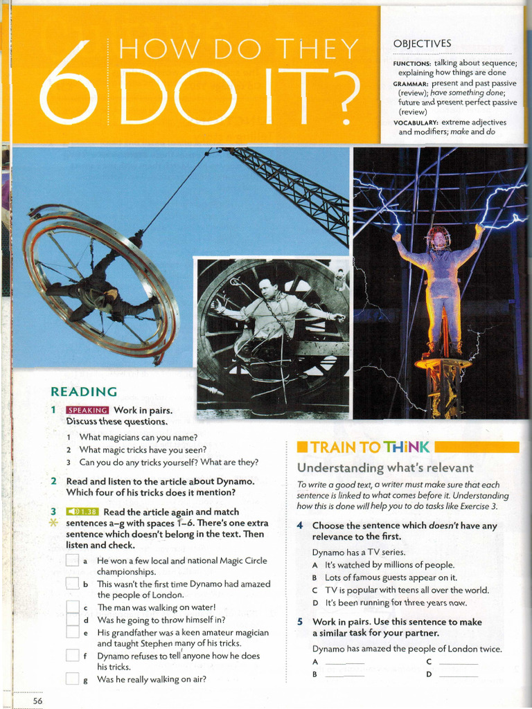 Think 3A Unit 6, 4° Grade | PDF | Magic (Illusion) | Adjective