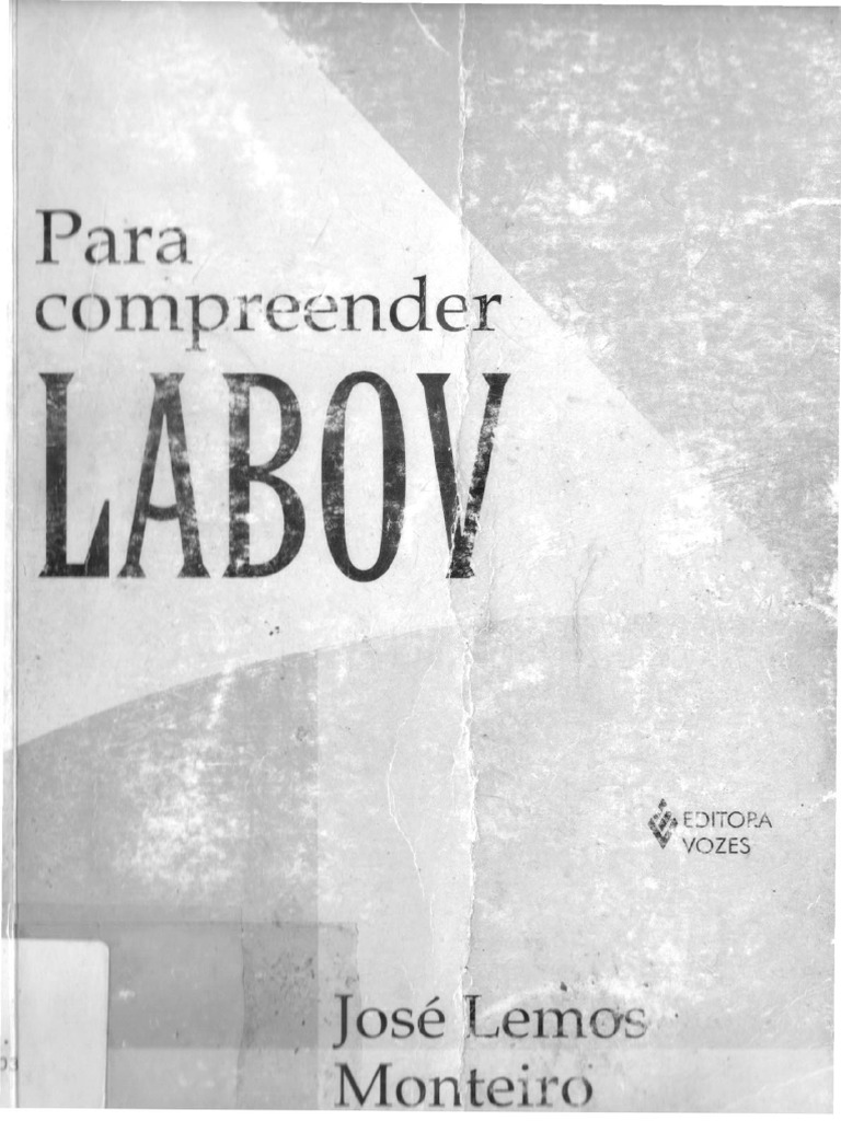 Para Compreender Labov | PDF | Semiótica | Comunicação