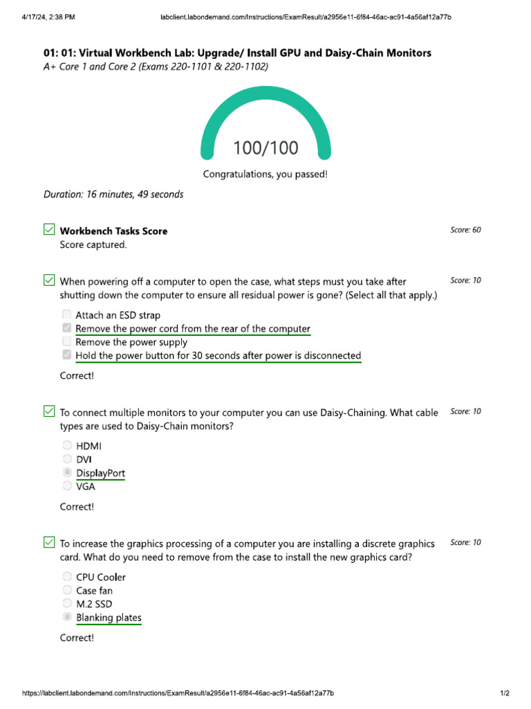 Virtual Workbench Lab Grade | PDF