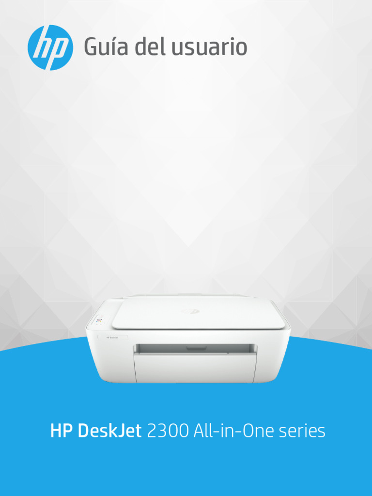Guía Del Usuario: HP Deskjet 2300 All-In-One Series | PDF | Impresora ...